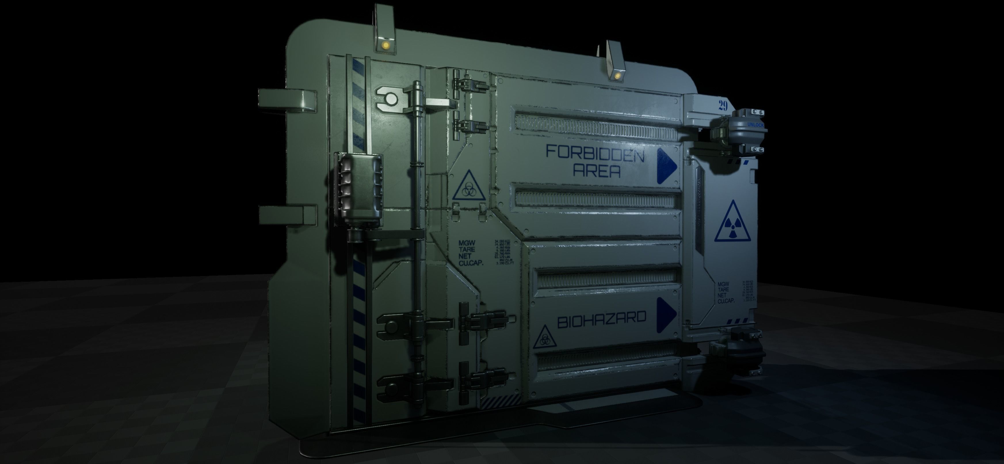 3D model Proximity Door VR / AR / low-poly | CGTrader