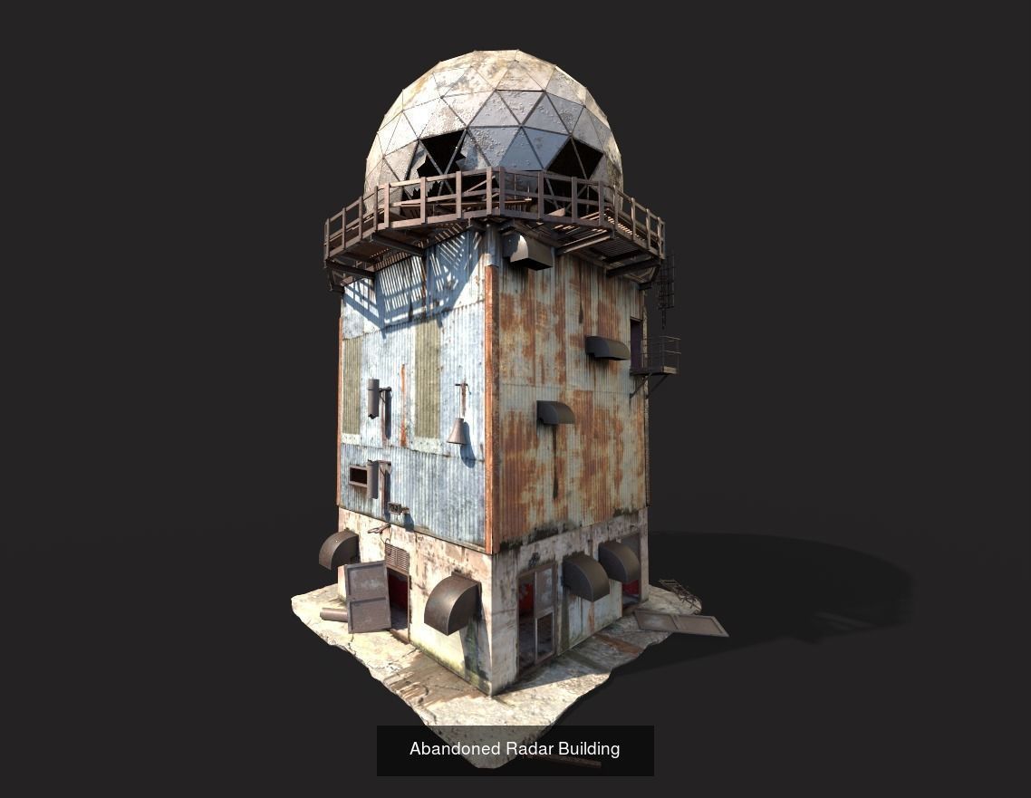 3D Model Collection Post-Apocalyptic Objects VR / AR / low-poly | CGTrader