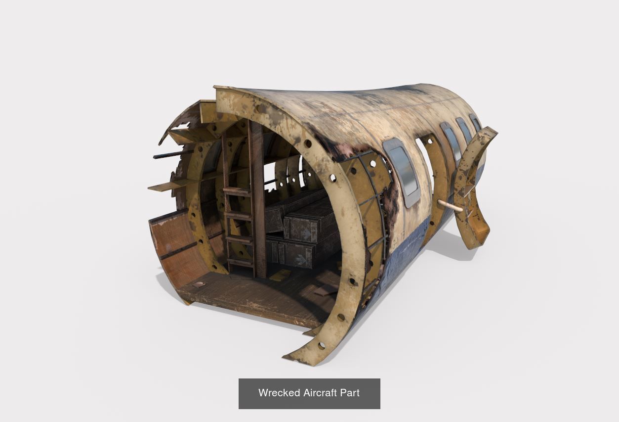 3D Model Collection Post-Apocalyptic Objects VR / AR / low-poly | CGTrader
