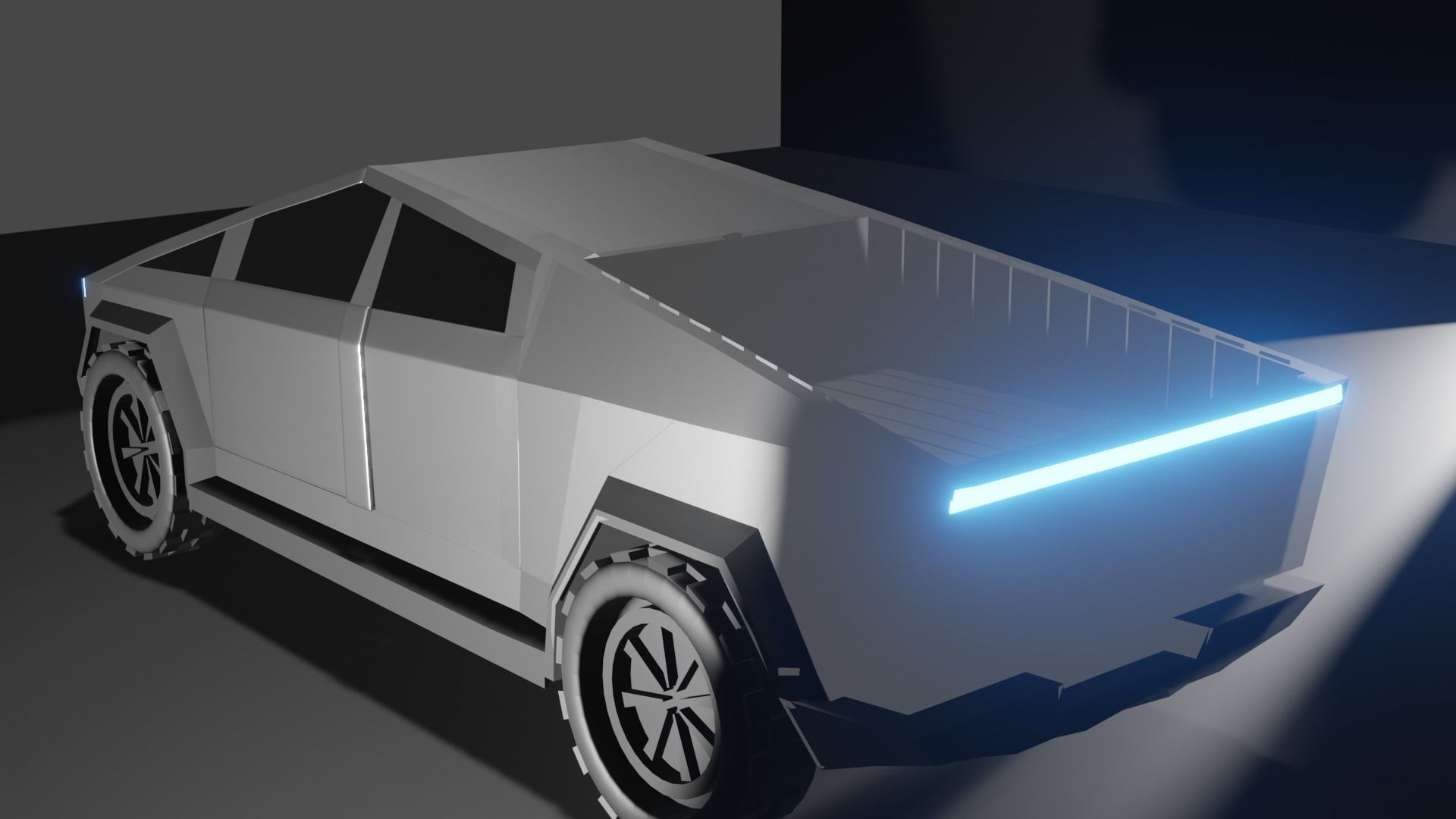 3D model CYBERTRUCK Modle VR / AR / low-poly | CGTrader