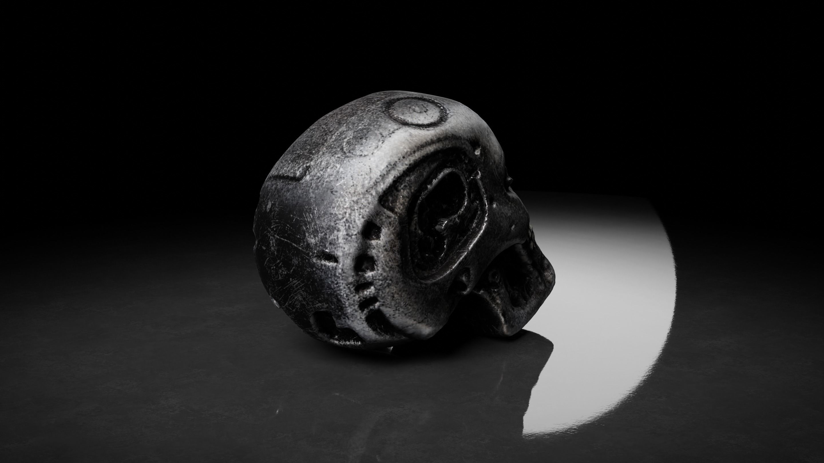 Terminator T-800 Metal Skull Modified Scan 3D model | CGTrader