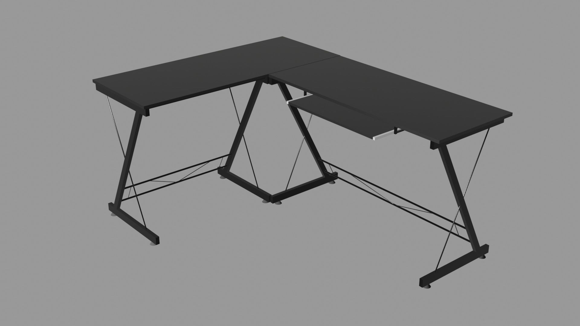 L shape table free VR / AR / low-poly 3D model | CGTrader