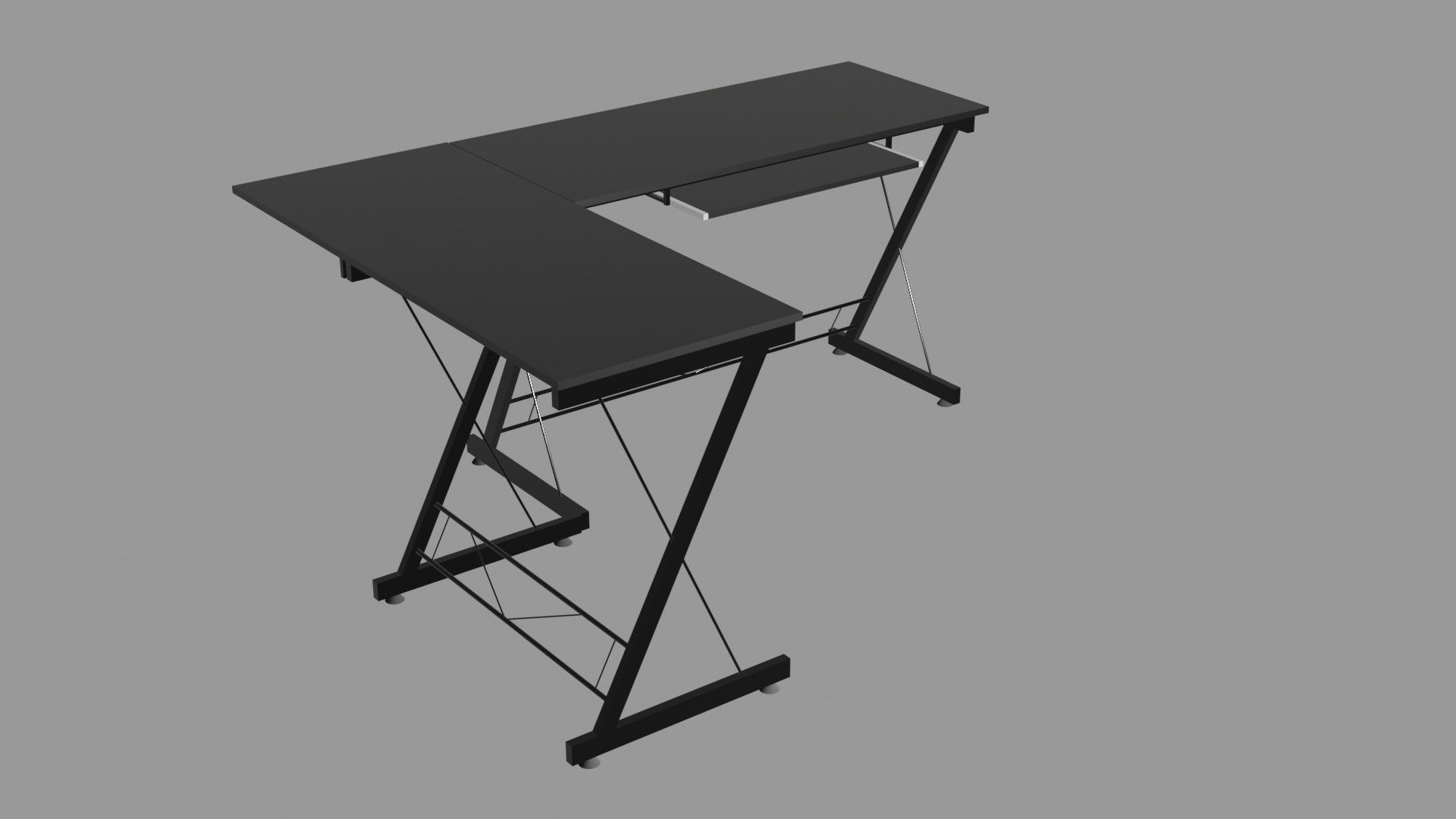 L shape table free VR / AR / low-poly 3D model | CGTrader