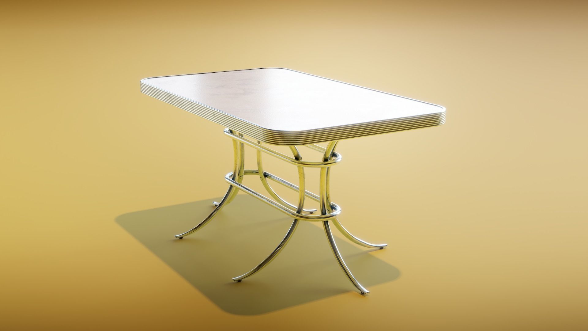 3D model Retro Diner Booth VR / AR / low-poly | CGTrader