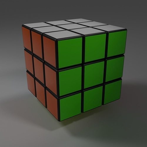 Rubiks Cube 3D model | CGTrader