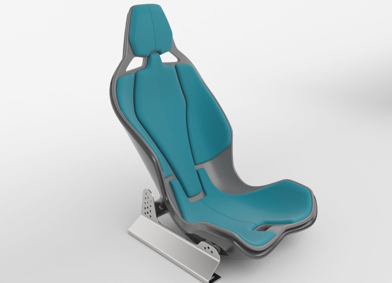 performance car seat 3D model | CGTrader