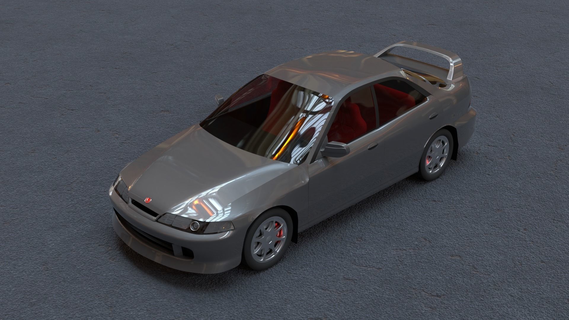 Honda Integra Type R 5-Door 1995 3D Model 3D model | CGTrader