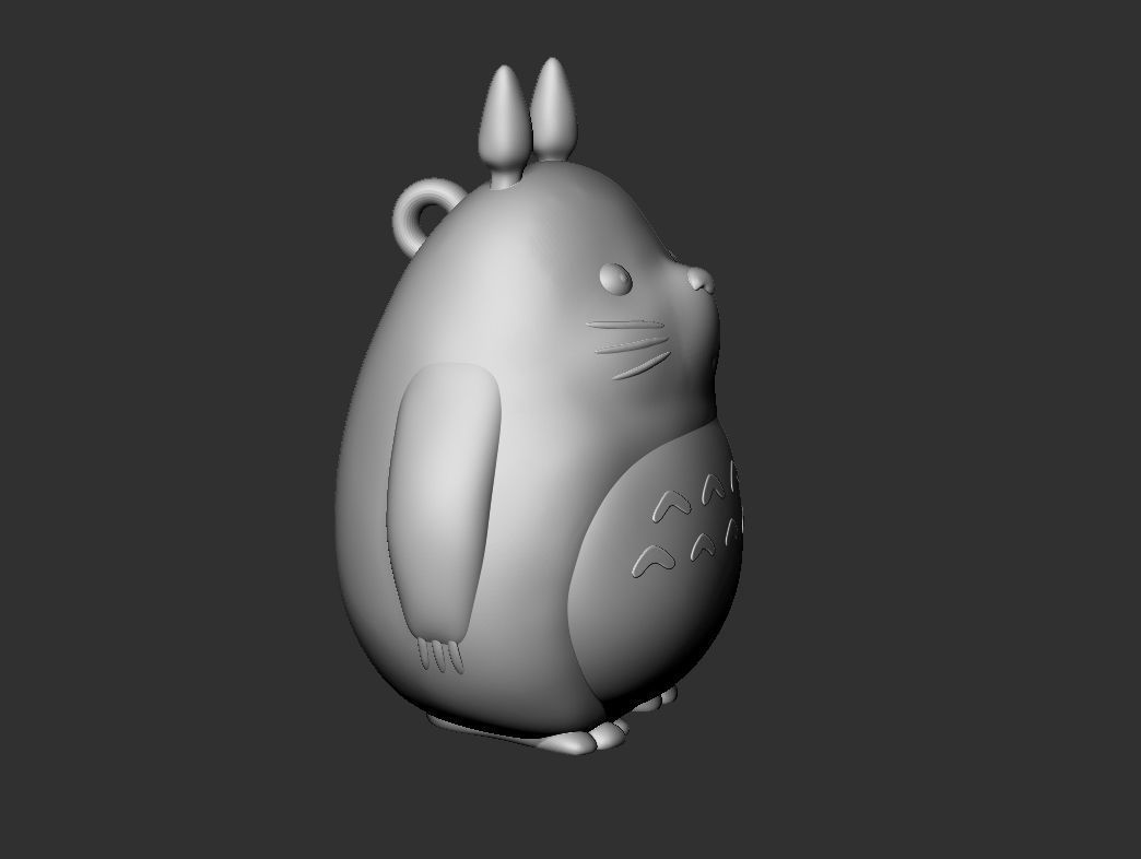 Totoro Christmas Tree Ornament 3D model 3D printable | CGTrader