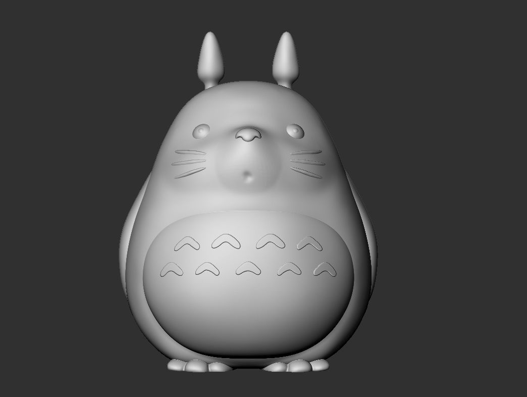 Totoro Christmas Tree Ornament 3D model 3D printable | CGTrader