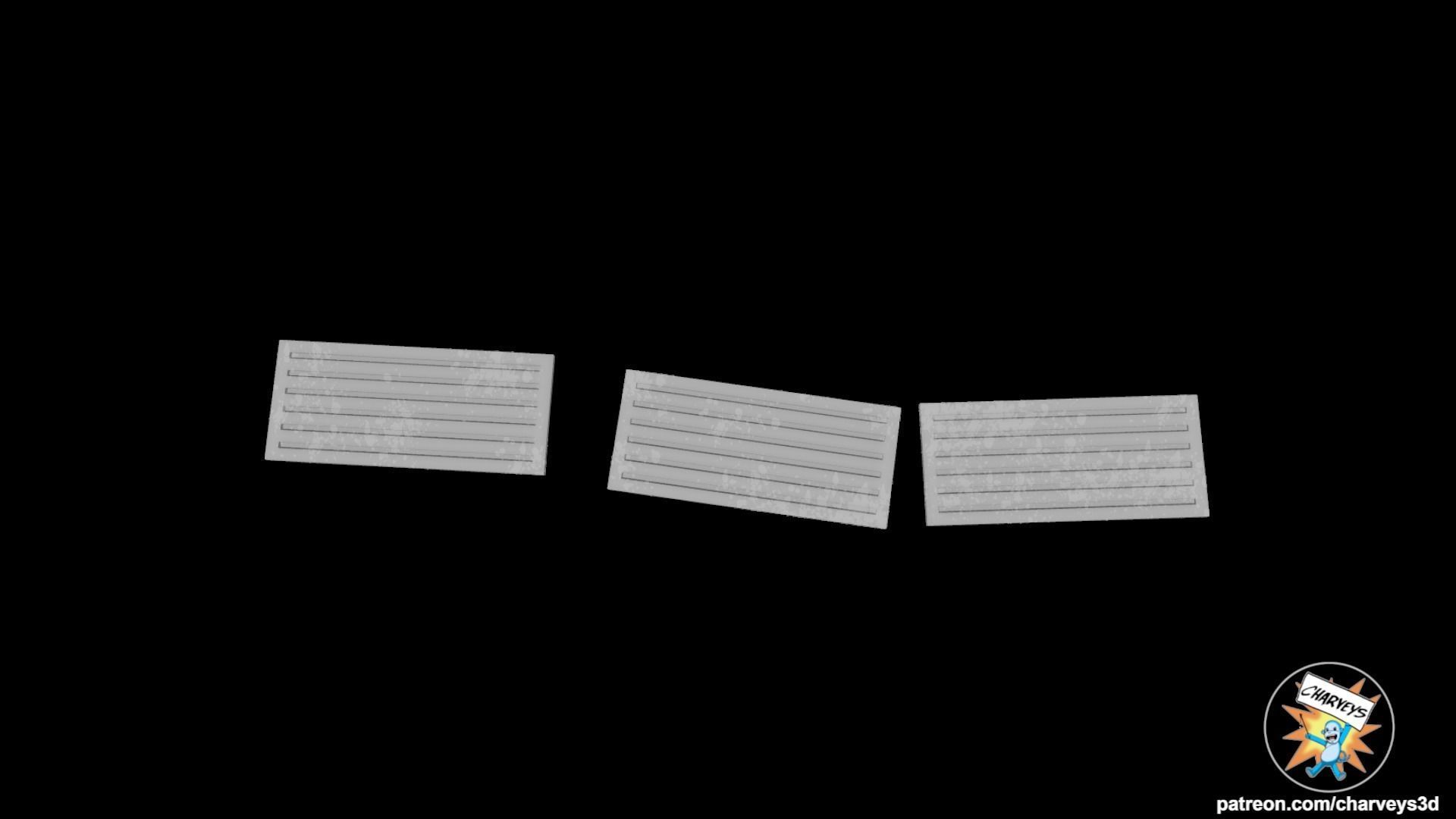 Star Wars Echo Base Traction Boards for action figure dioramas 3D model ...