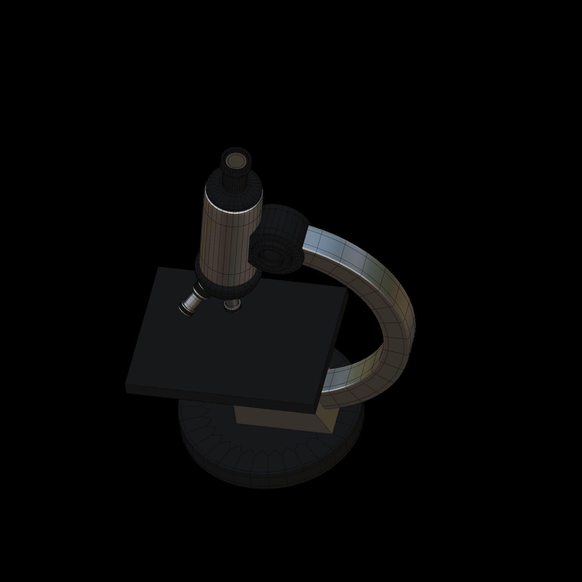 3D model Microscope - stylized icon VR / AR / low-poly | CGTrader
