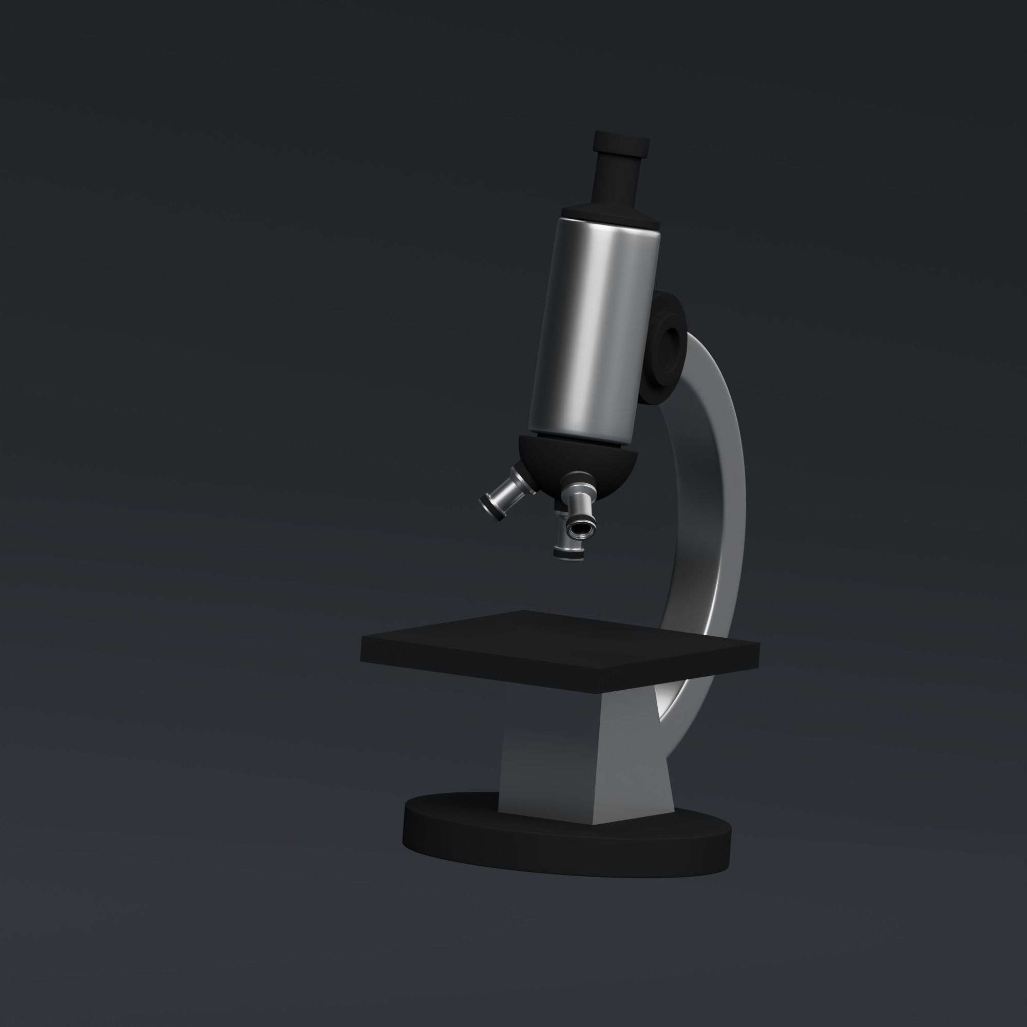 3D model Microscope - stylized icon VR / AR / low-poly | CGTrader