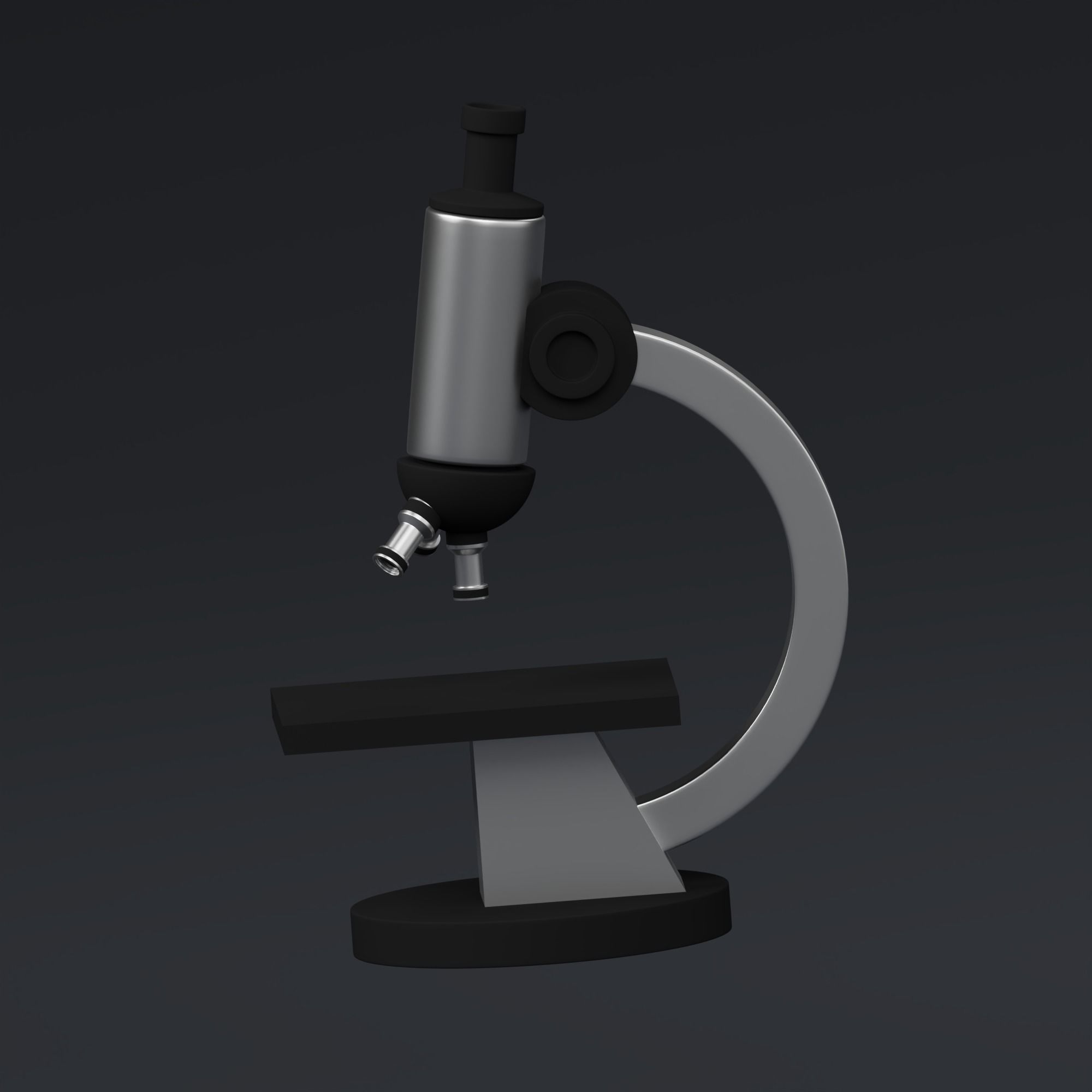 3D model Microscope - stylized icon VR / AR / low-poly | CGTrader