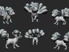 Pokemon - Alolan Vulpix with 2 poses 3D model 3D printable | CGTrader