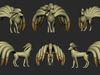 Pokemon - Vulpix and Ninetales both forms with 2 poses 3D model 3D ...