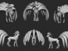 Pokemon - Vulpix and Ninetales both forms with 2 poses 3D model 3D ...
