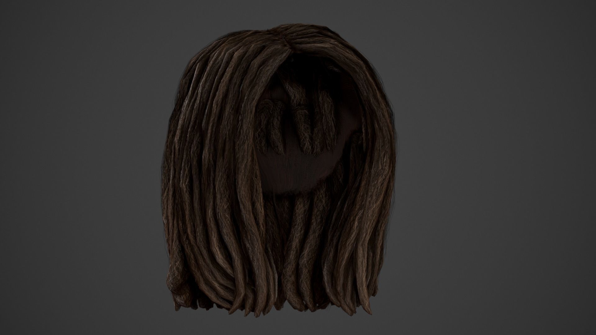 3D model Male Hair Cards Style 10 - Dreadlocks 3 VR / AR / low-poly ...