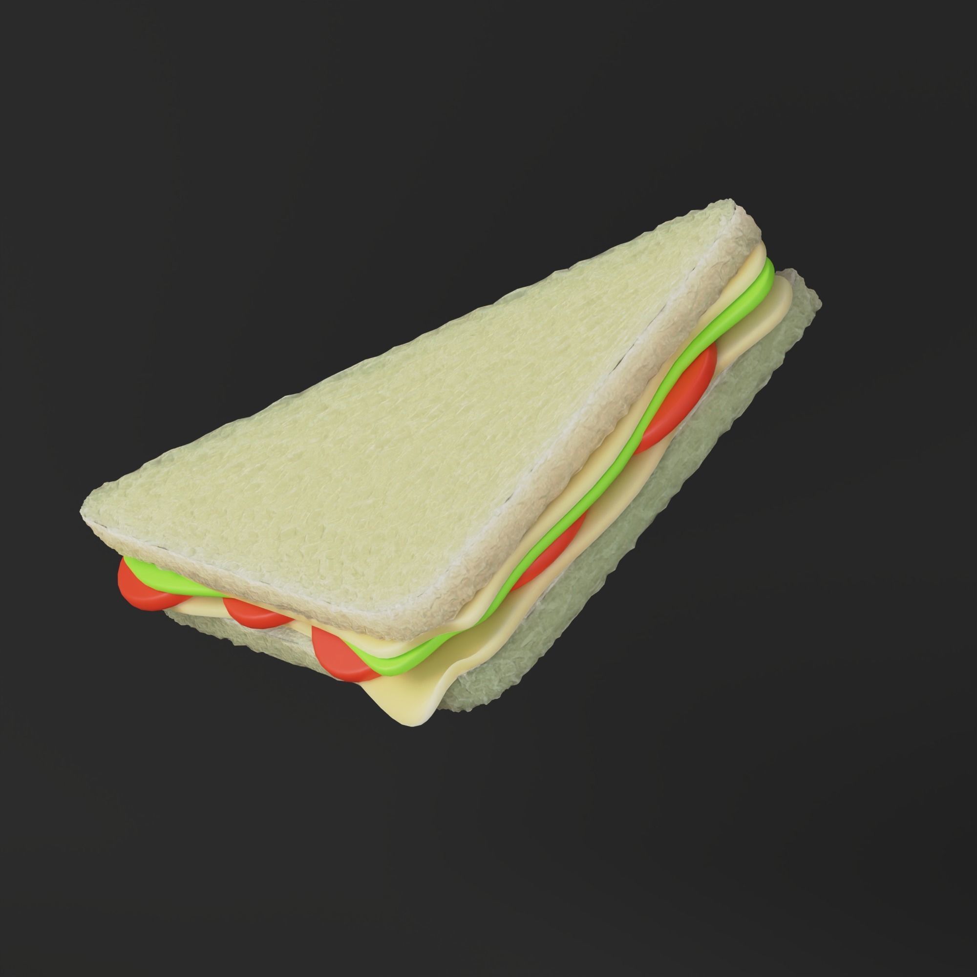 Sandwich 3D model | CGTrader