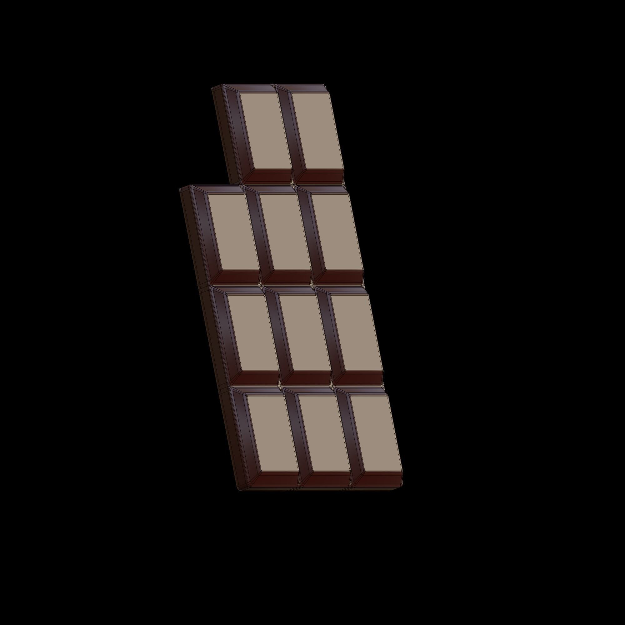 Chocolate Plain 3D model | CGTrader
