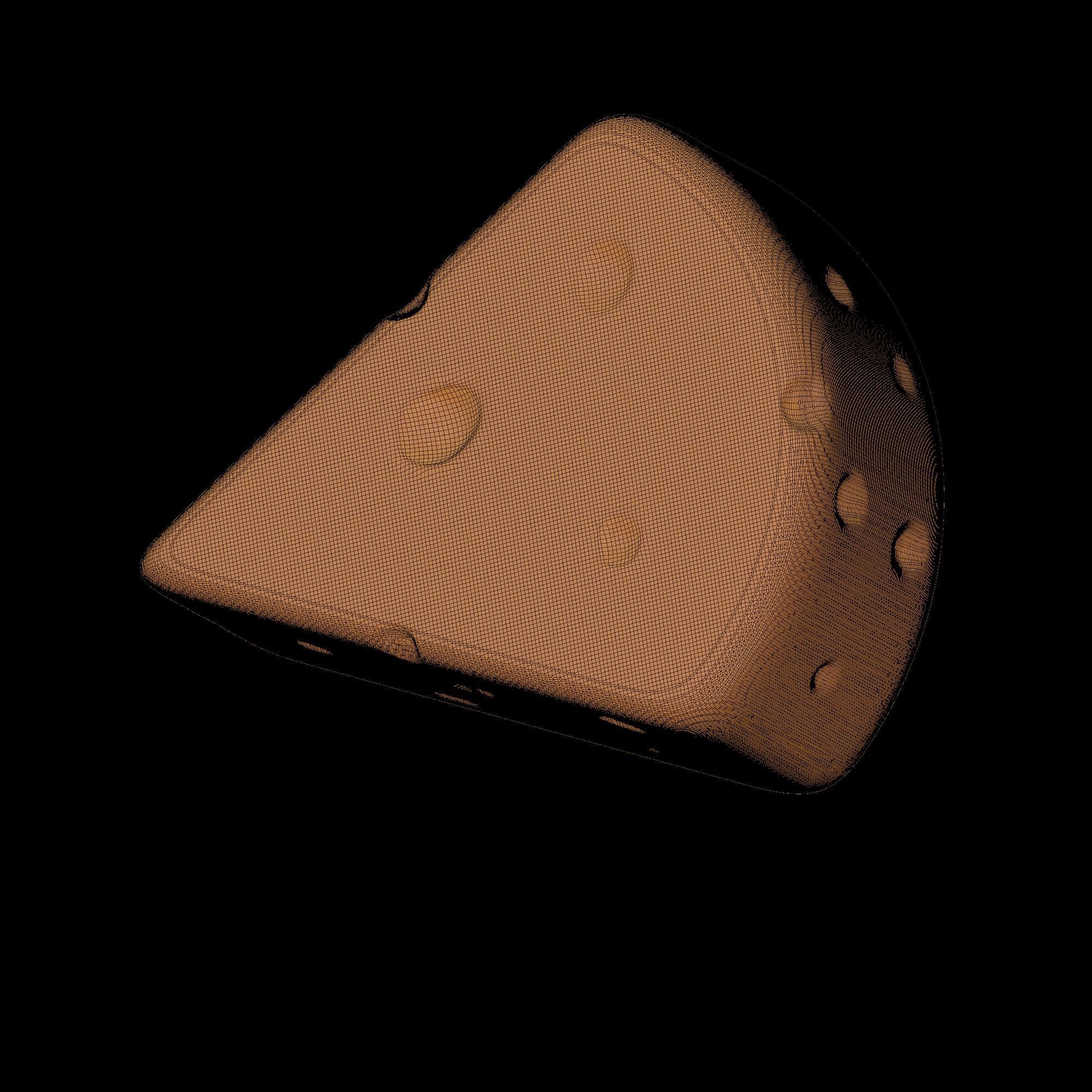Cheese - Stylized Cartoon 3D icon 3D model | CGTrader
