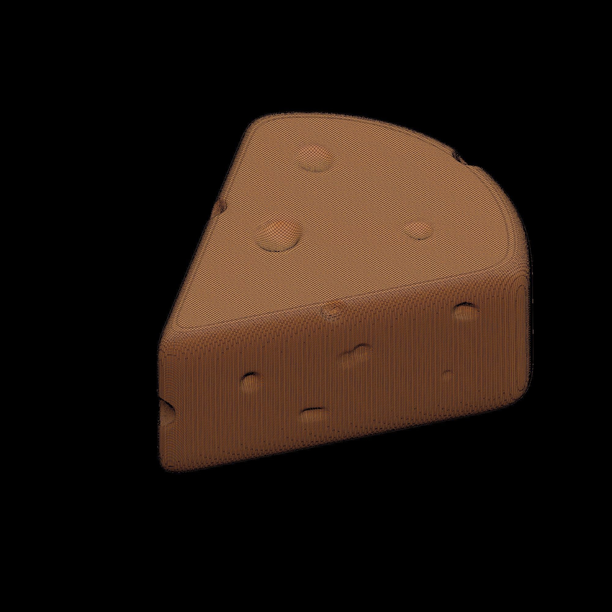 Cheese - Stylized Cartoon 3D icon 3D model | CGTrader