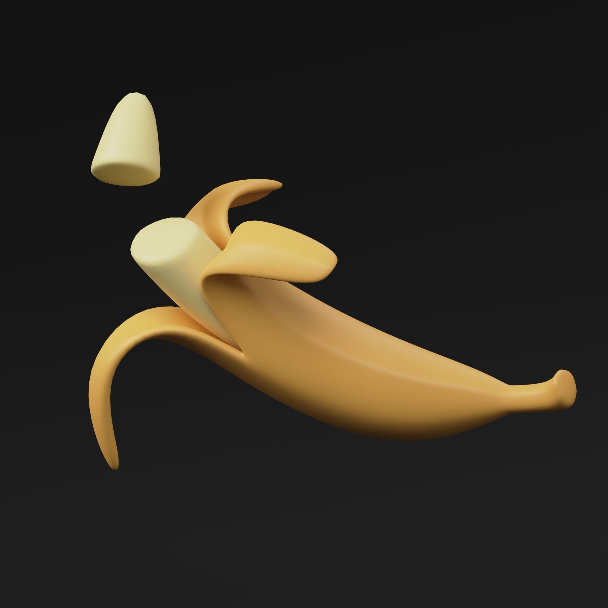 3D model Banana VR / AR / low-poly | CGTrader