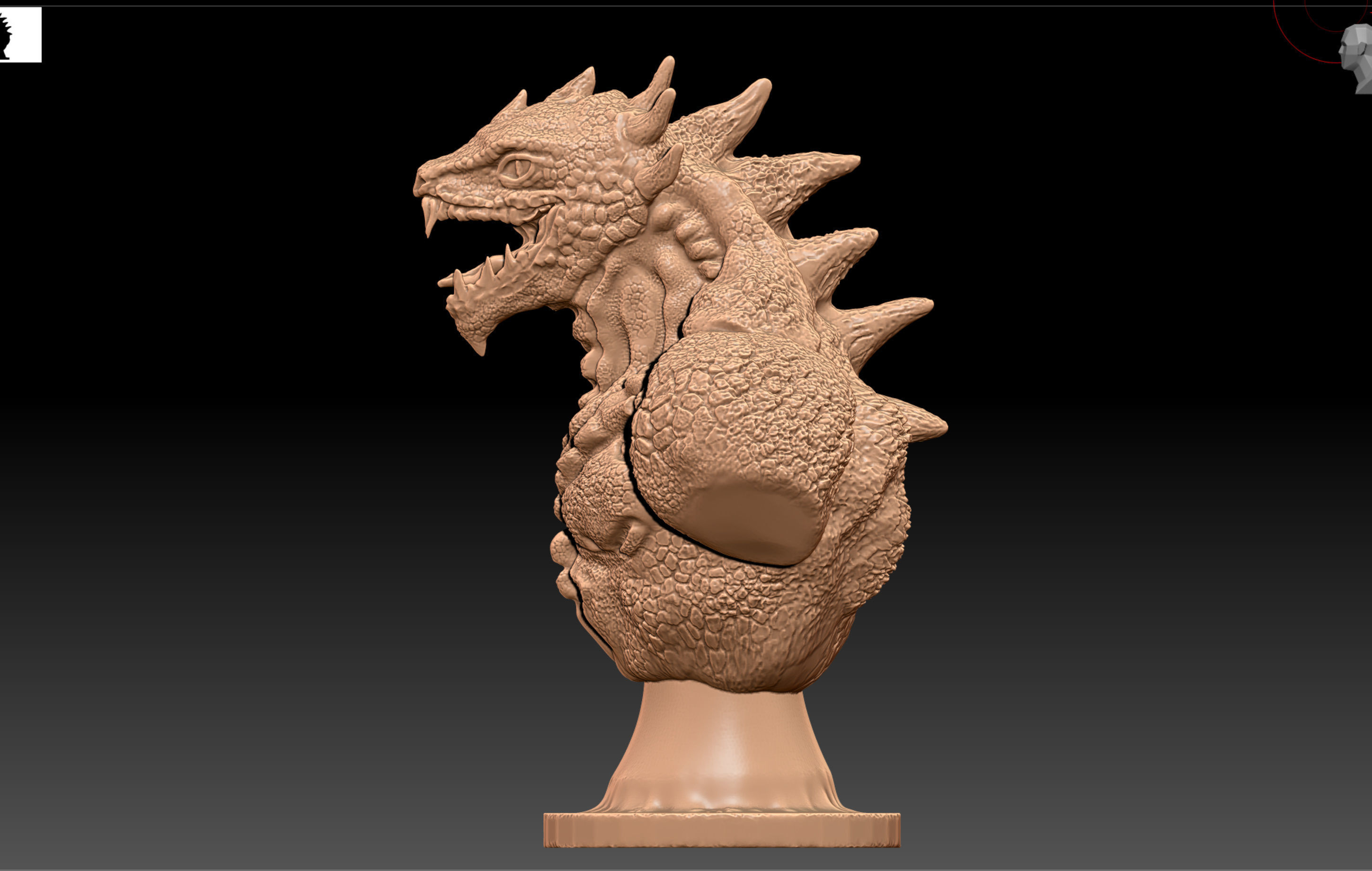 Argonian Behemoth bust Elder Scrolls Online 3D model 3D printable ...