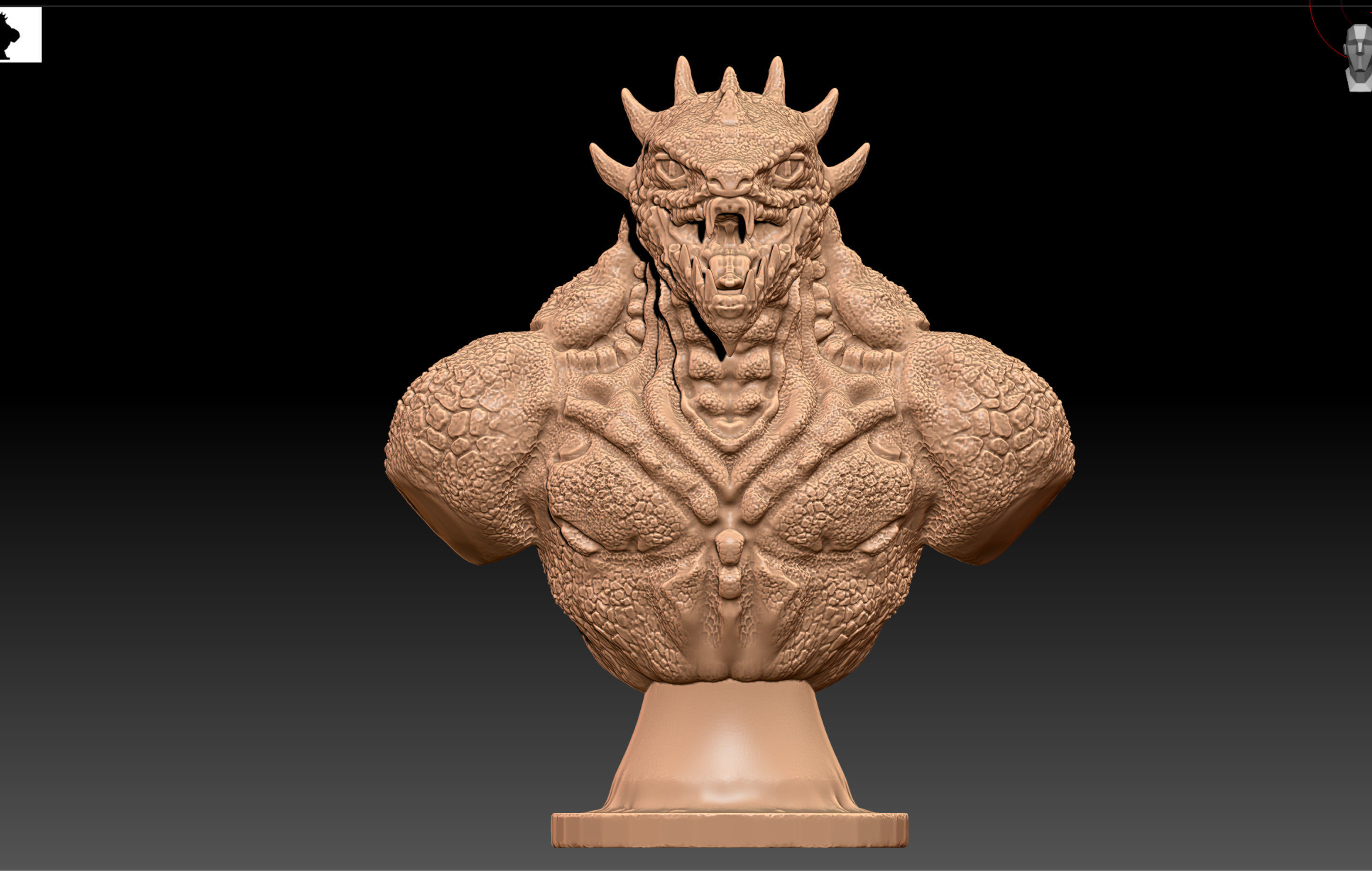Argonian Behemoth bust Elder Scrolls Online 3D model 3D printable ...