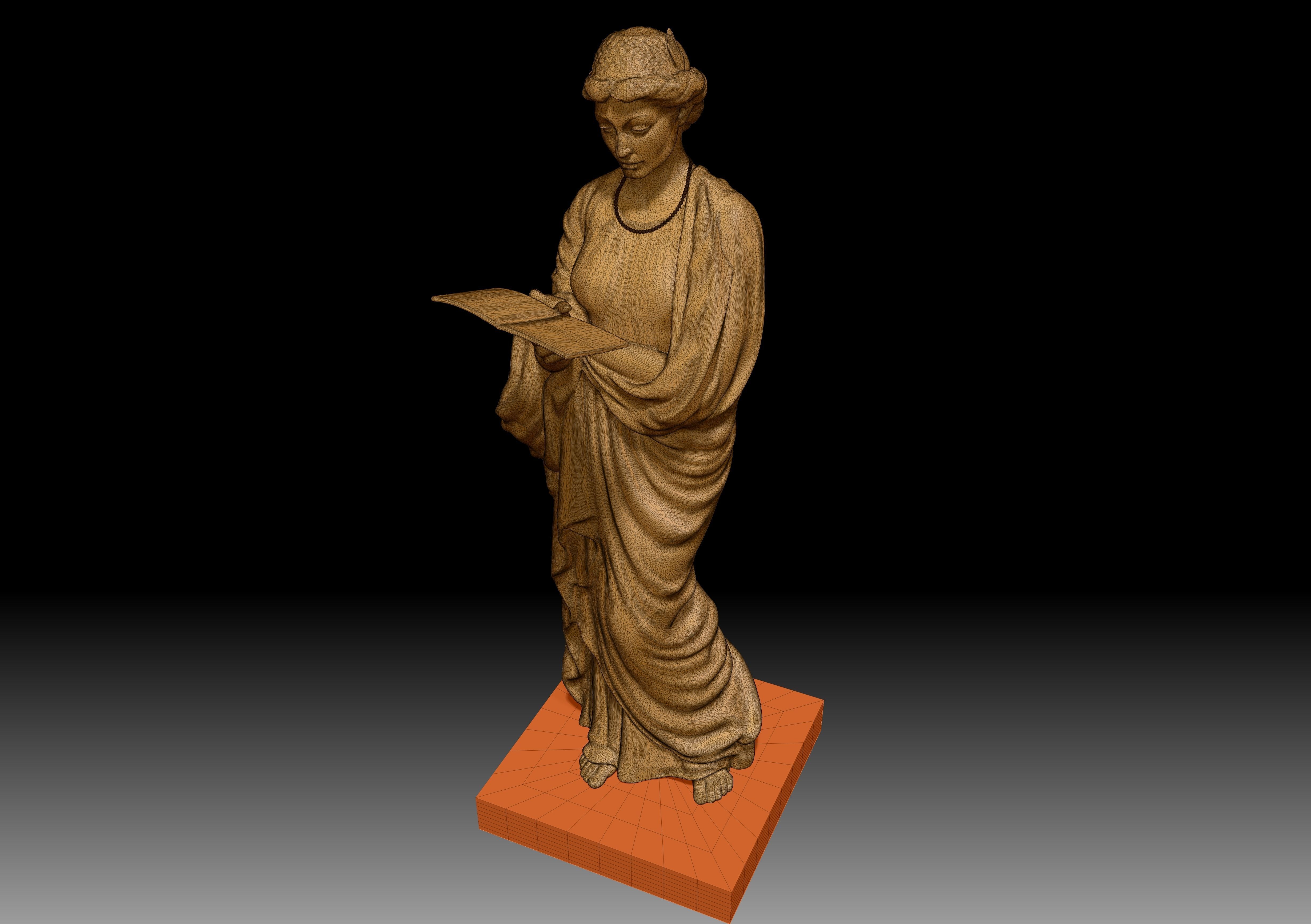 ancient sculpture 3D model 3D printable | CGTrader