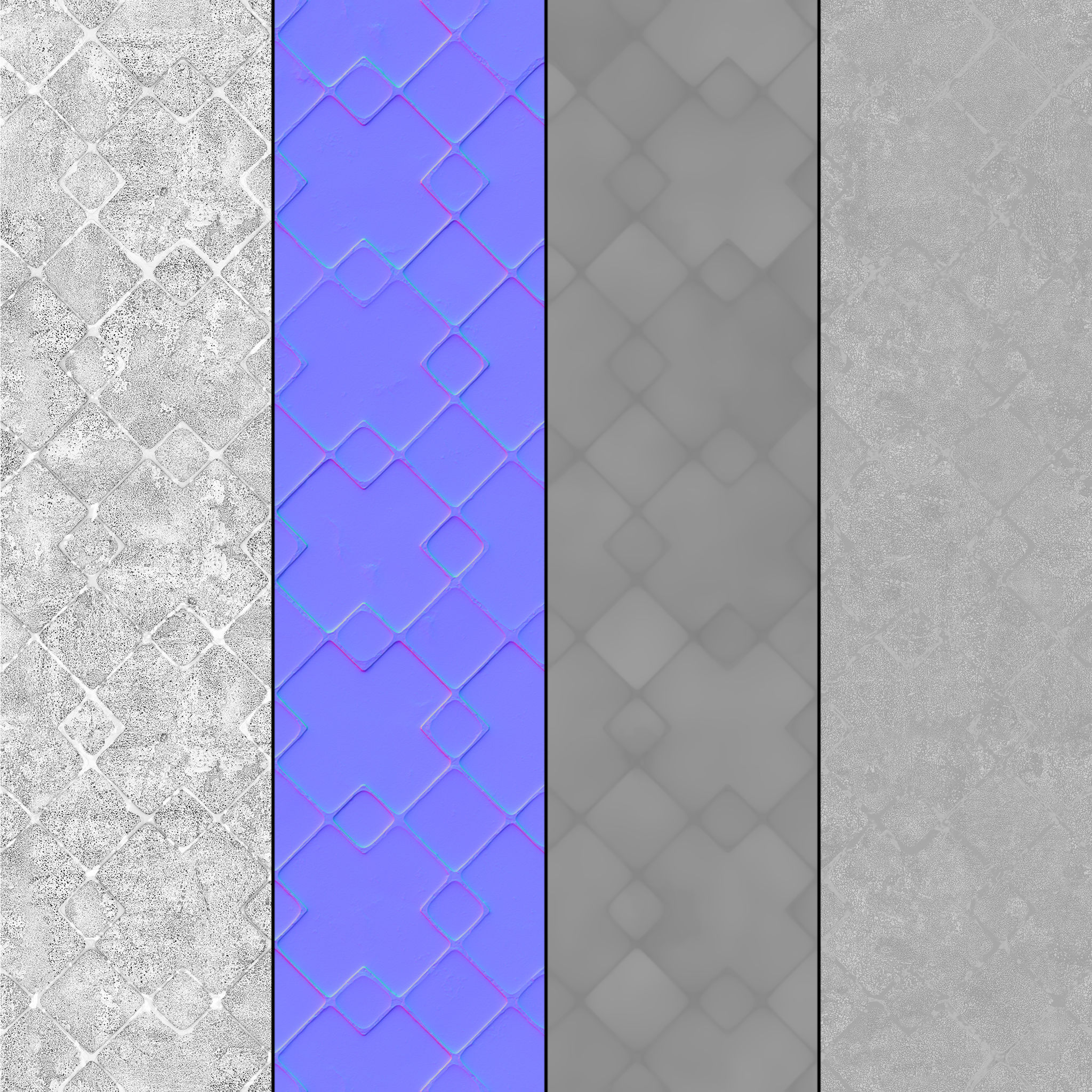 Texture Mrf Pavement Set08 VR / AR / low-poly | CGTrader