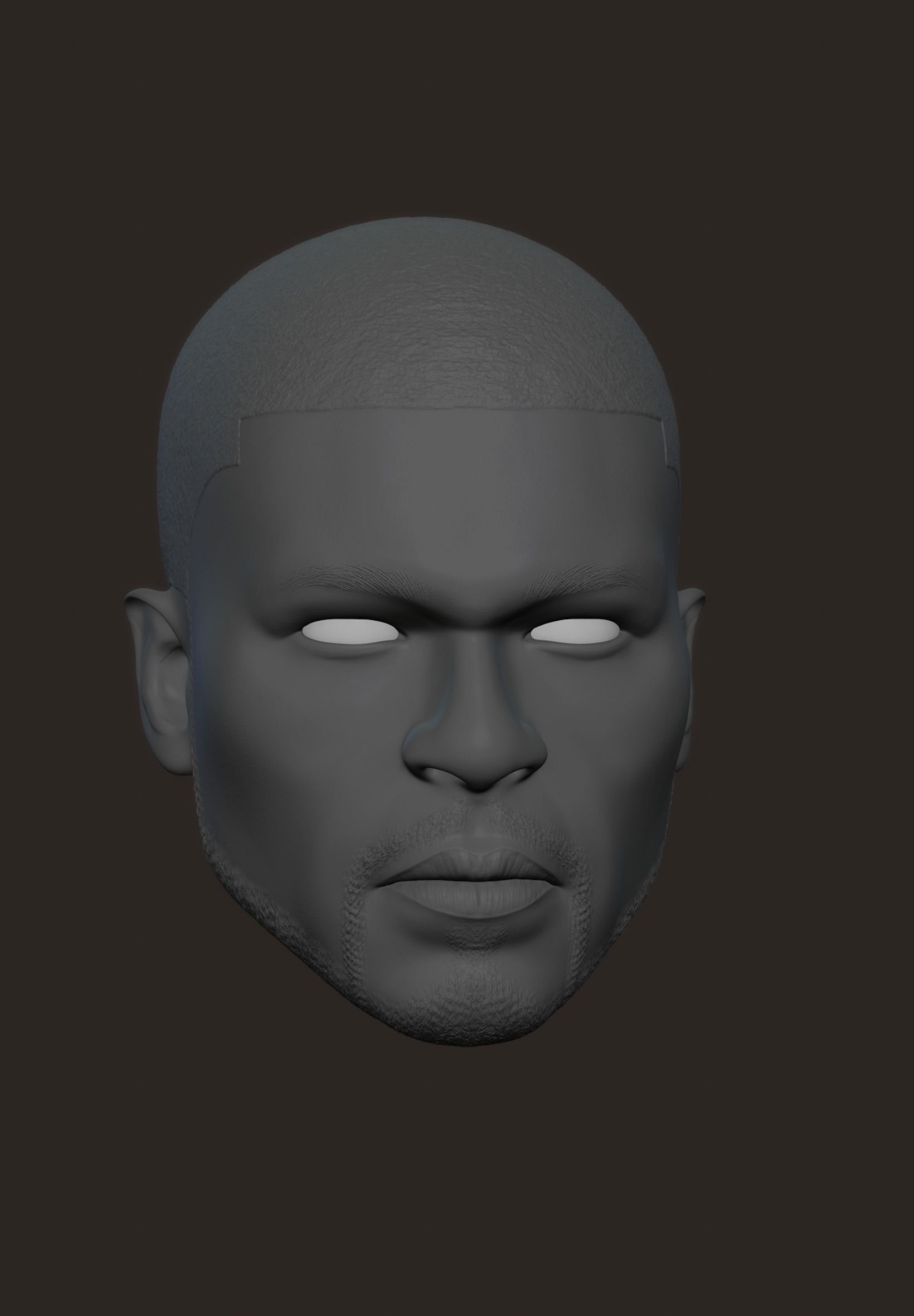 50 Cent Head Sculpt 3D model 3D printable | CGTrader