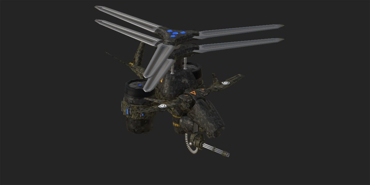 3D model SCI-FI ATTACK DRONE VR / AR / low-poly | CGTrader