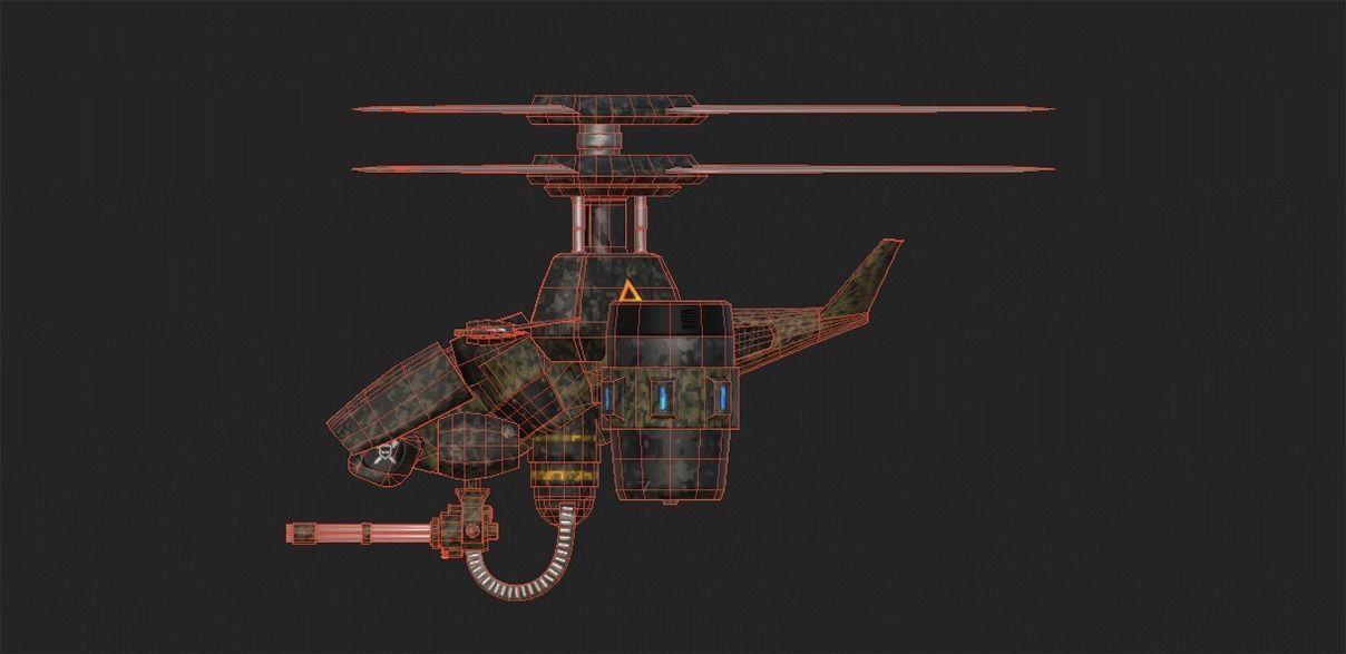 3D model SCI-FI ATTACK DRONE VR / AR / low-poly | CGTrader