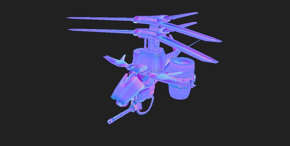 3D model SCI-FI ATTACK DRONE VR / AR / low-poly | CGTrader