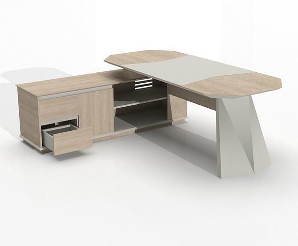 EXECUTIVE DESK 3D model | CGTrader