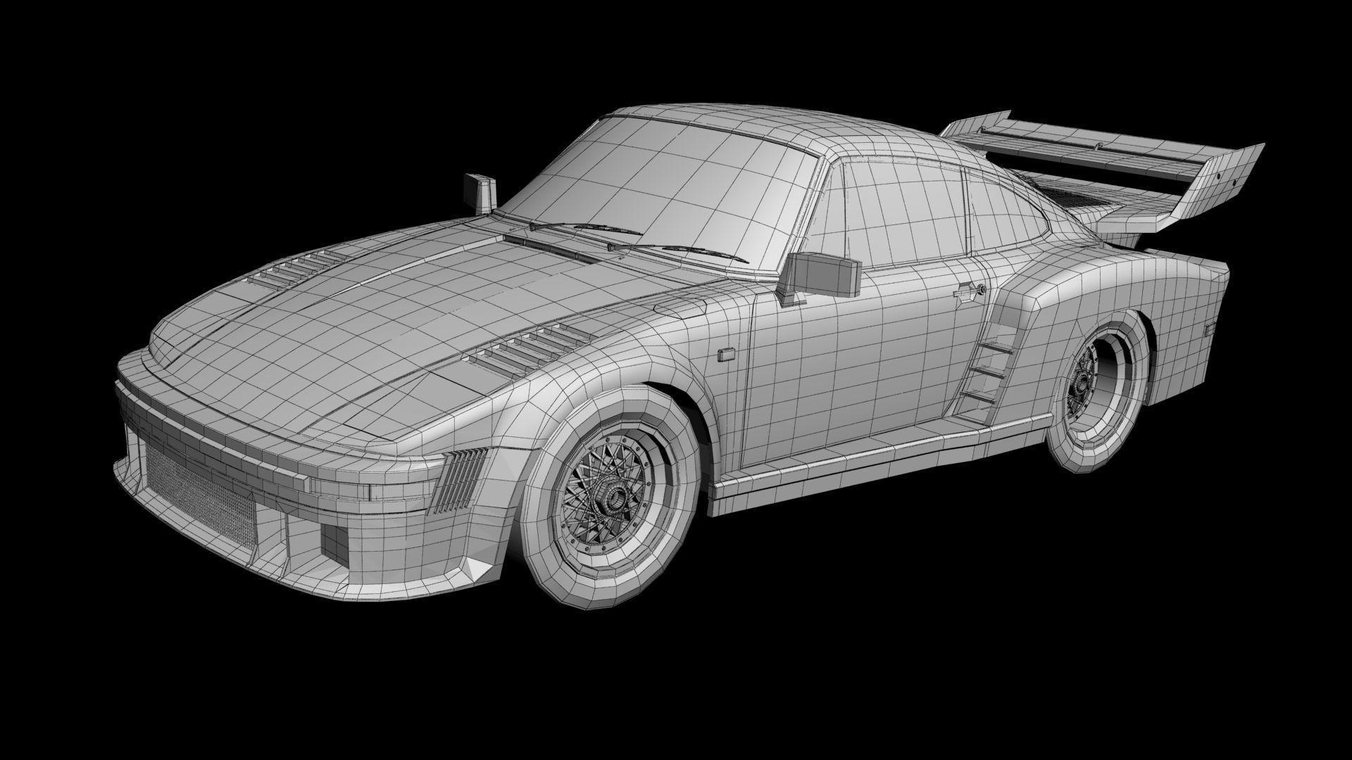 Porsche 911 935 Strassenversion 3D model | CGTrader