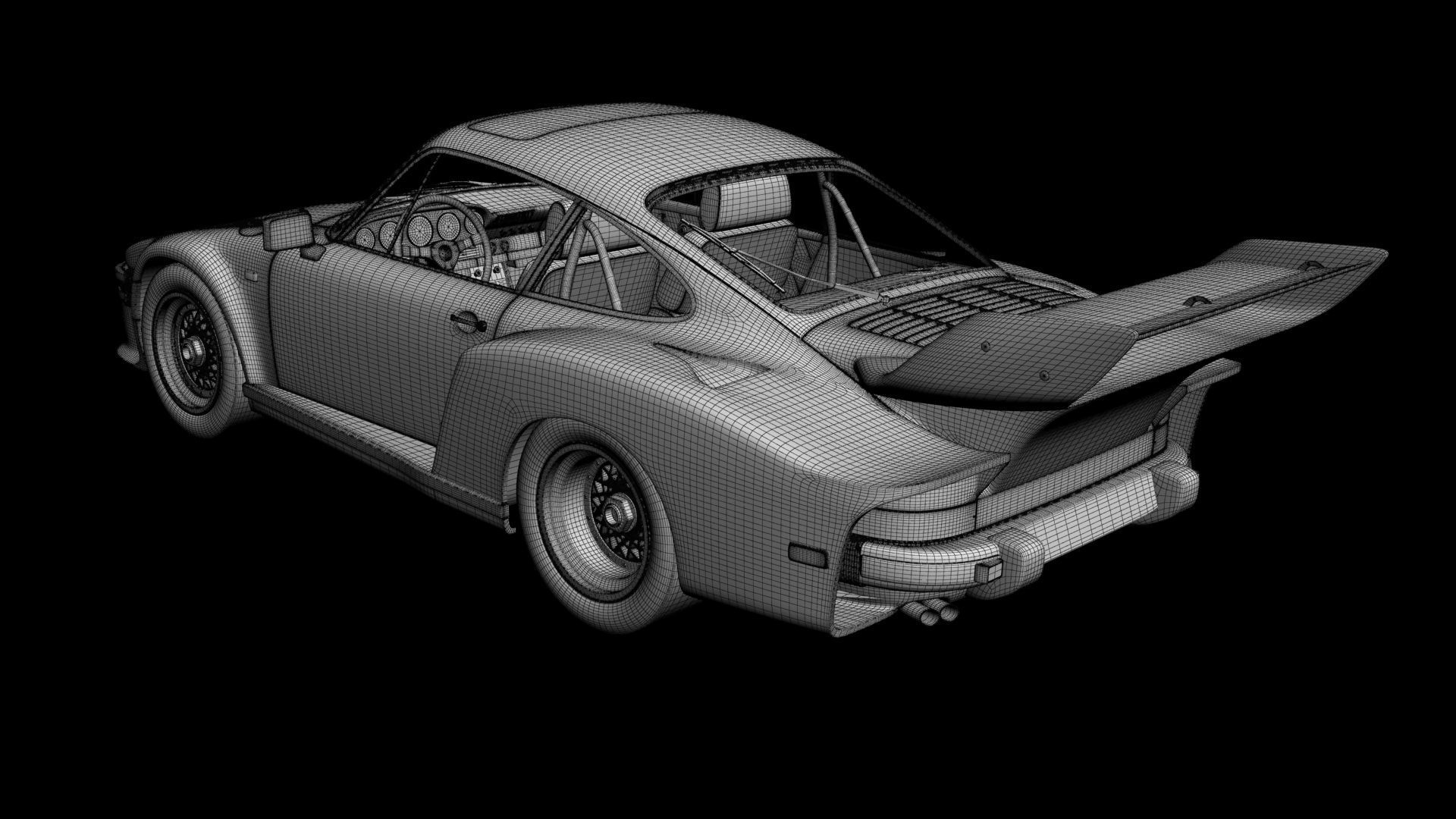 Porsche 911 935 Strassenversion 3D model | CGTrader