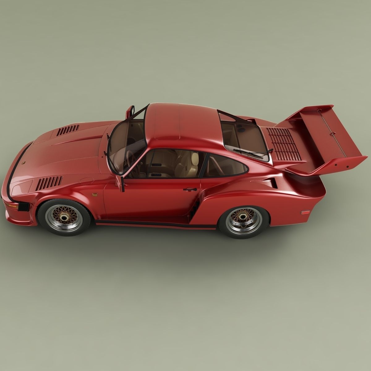 Porsche 911 935 Strassenversion 3D model | CGTrader