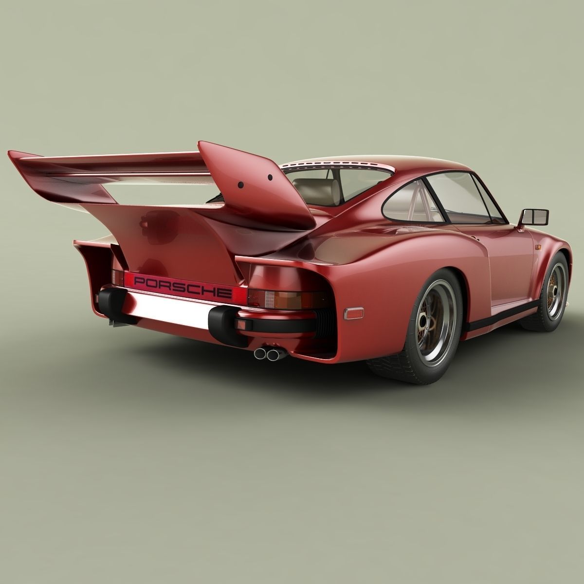 Porsche 911 935 Strassenversion 3D model | CGTrader
