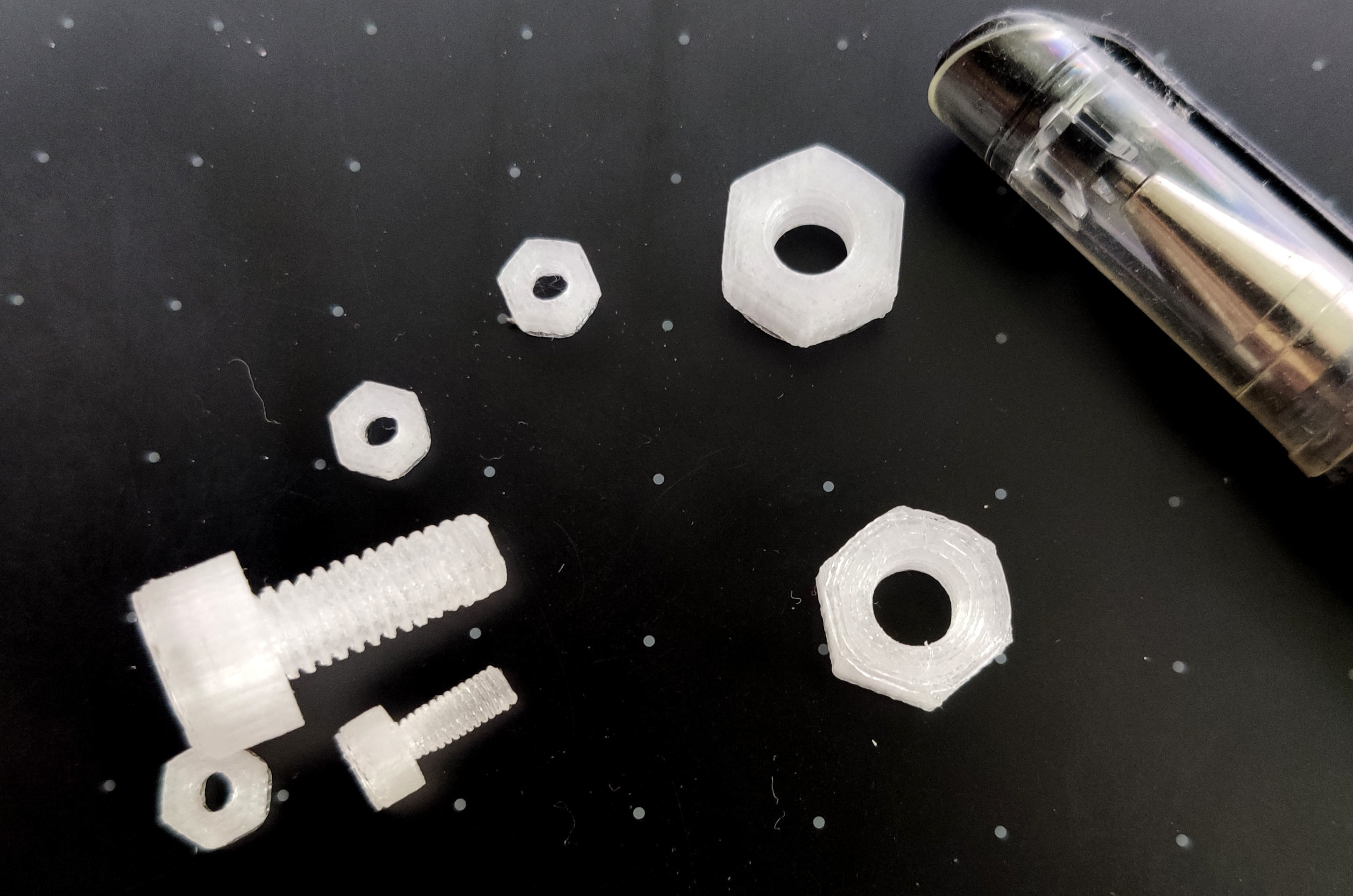 M3 hexagon socket head cap screw and M3 nut free 3D model 3D printable ...