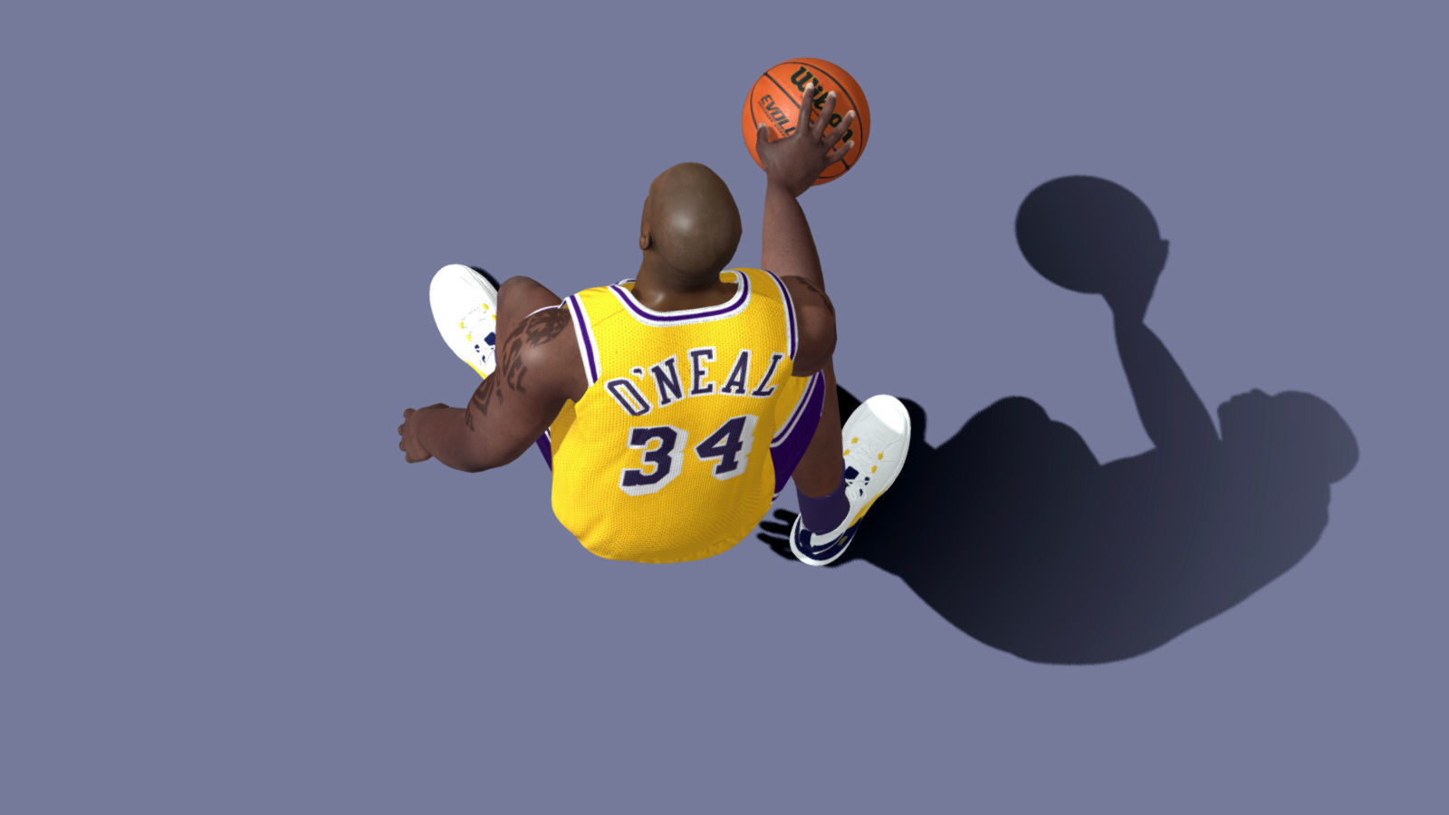 3D Rigged Shaquille ONeal NBA 3D model animated rigged | CGTrader