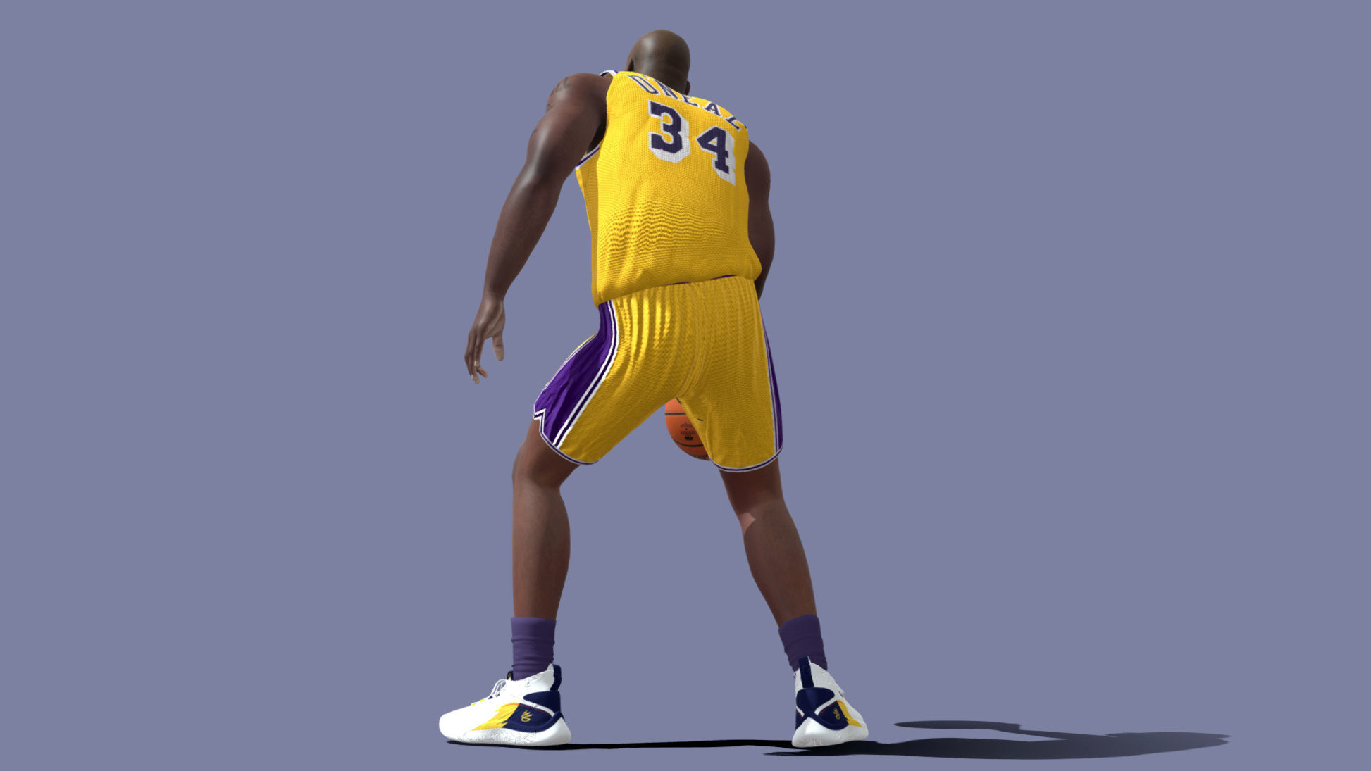 3D Rigged Shaquille ONeal NBA 3D model animated rigged | CGTrader