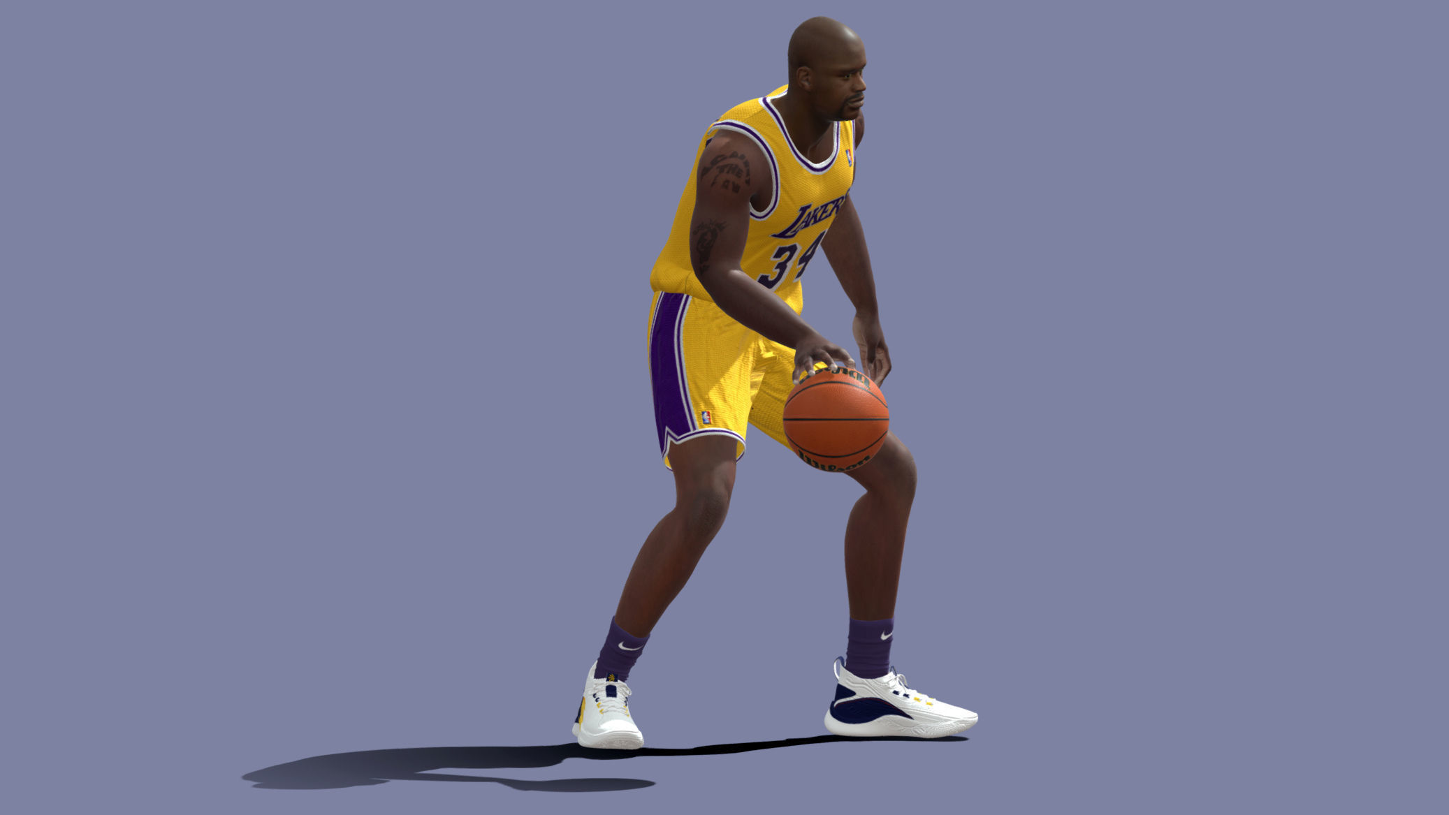 3D Rigged Shaquille ONeal NBA 3D model animated rigged | CGTrader
