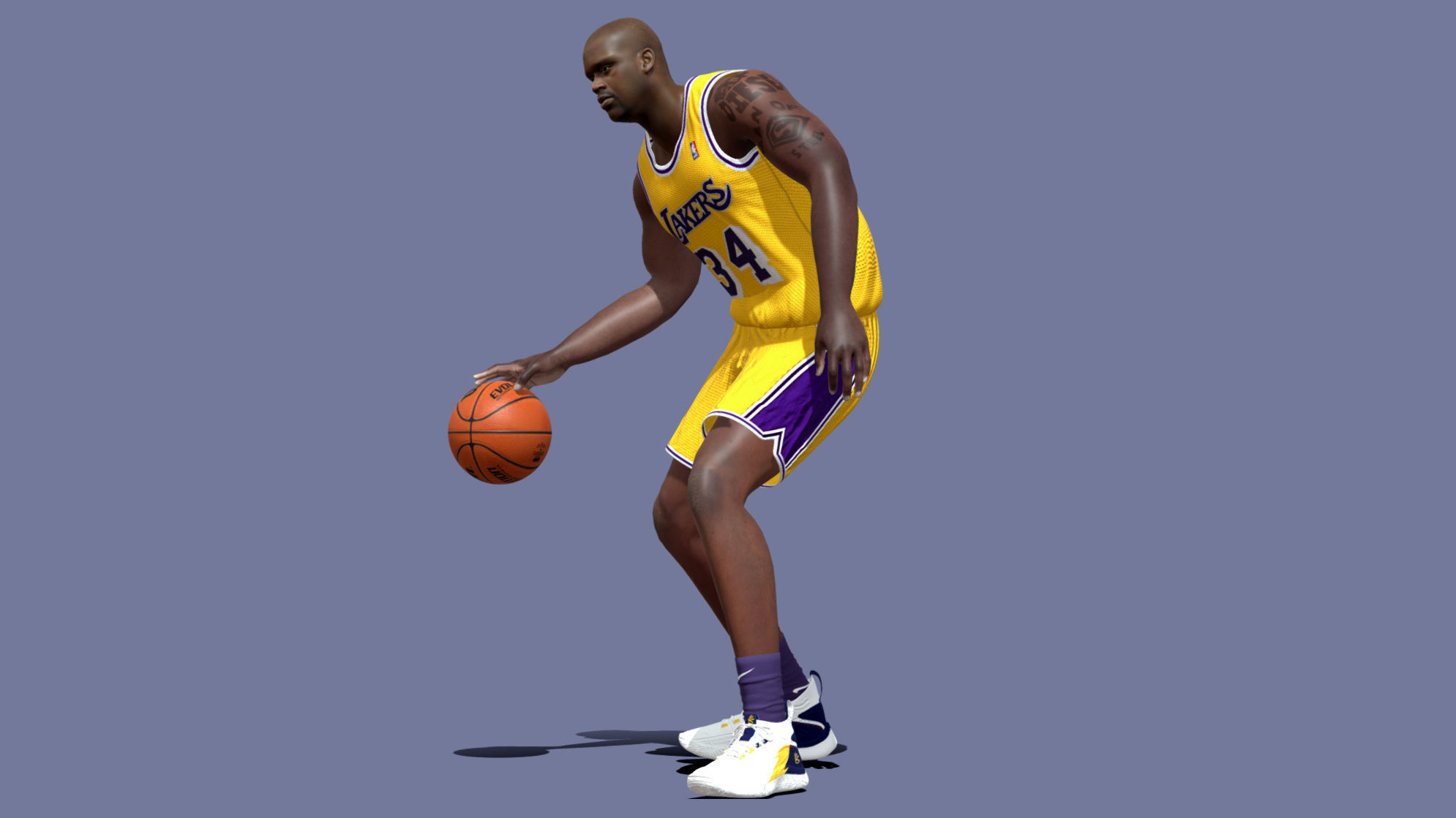 3D Rigged Shaquille ONeal NBA 3D model animated rigged | CGTrader