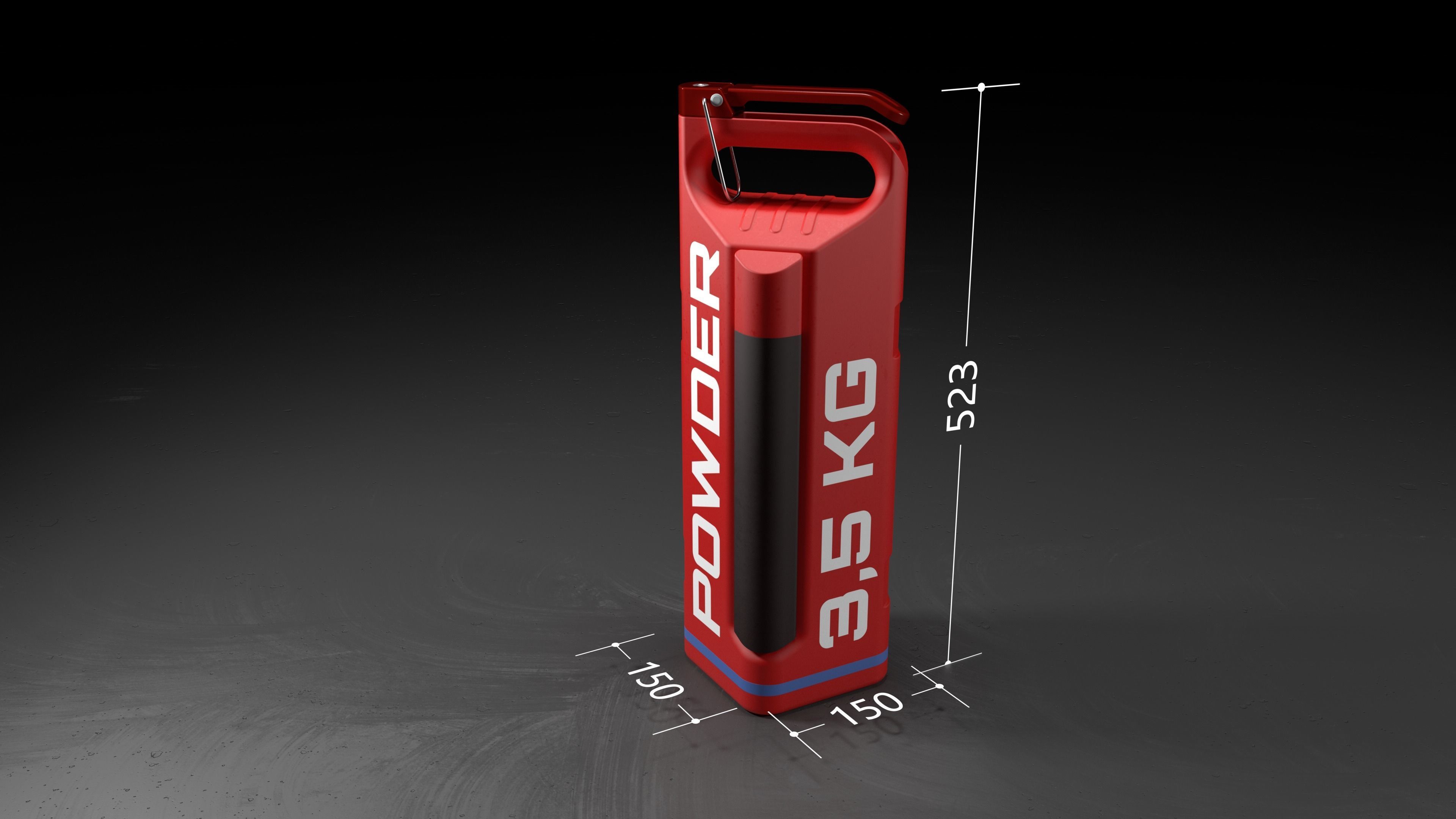 Fire extinguisher concept 3D model | CGTrader