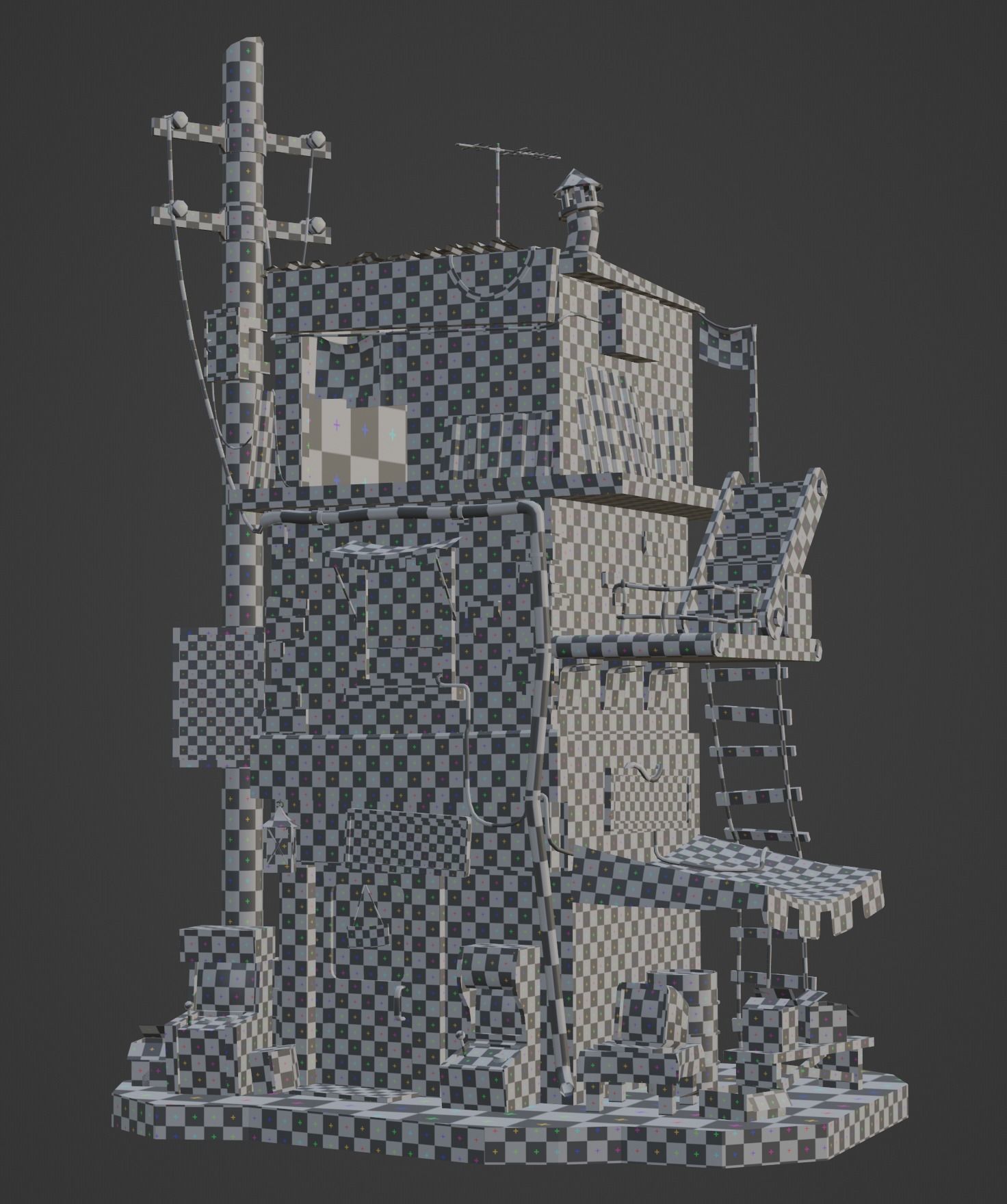 3D model Stylised hand painted Building VR / AR / low-poly | CGTrader