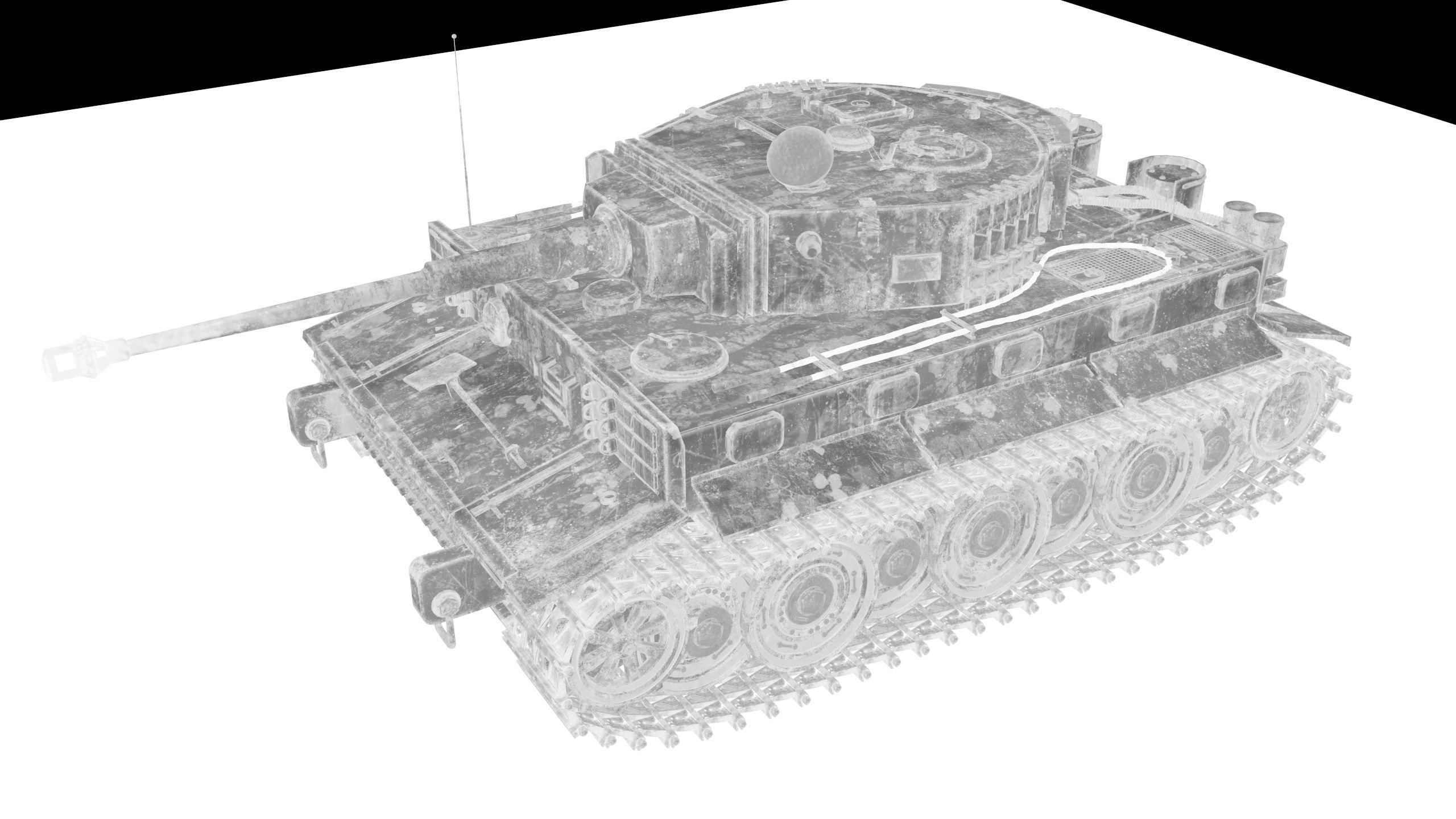 Panzer VI Tiger I - WW2 German heavy Tank 3D model 3D model | CGTrader