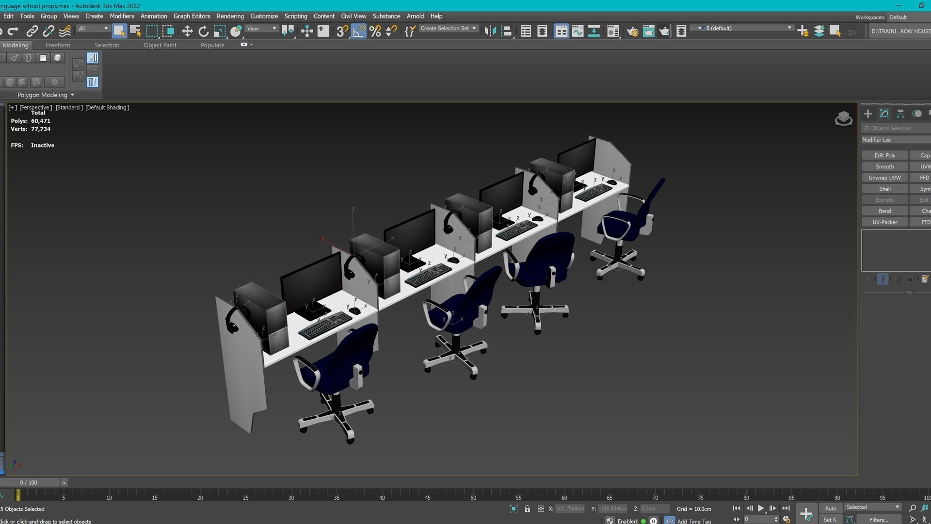 3D model Language school props VR / AR / low-poly | CGTrader