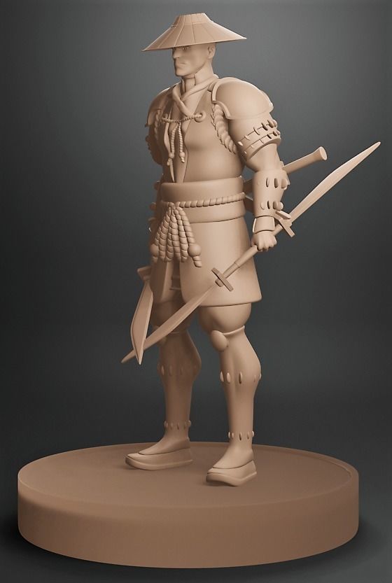 7 Sea Samurai 3D model 3D printable | CGTrader