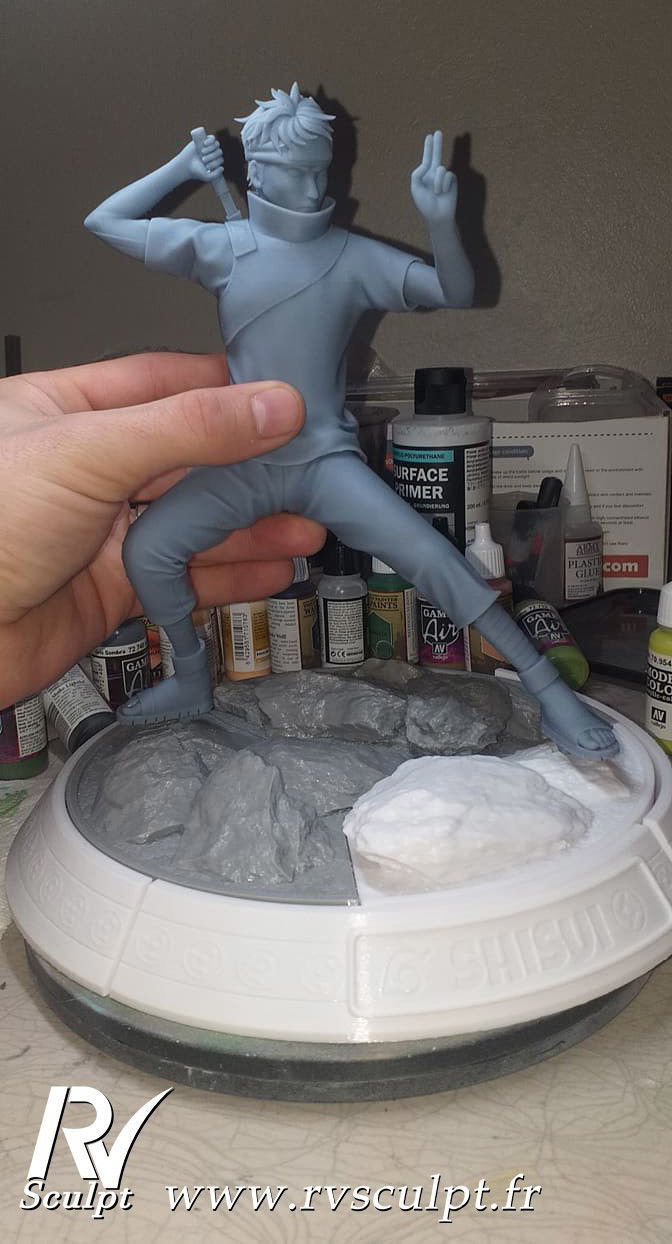 Shisui naruto statue 3D model 3D printable | CGTrader